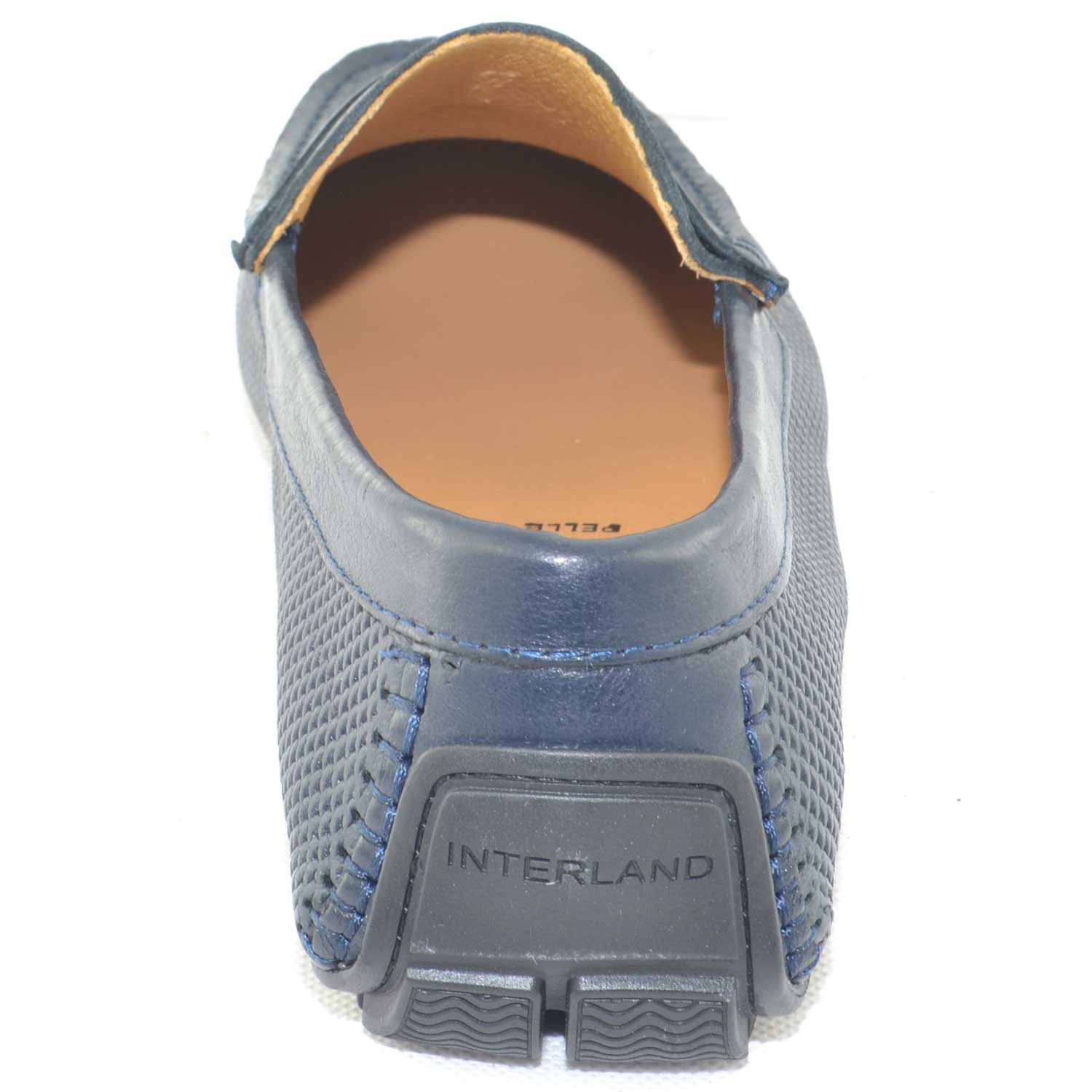 mocassino car shoes uomo blu traforato comfort man casual made in italy ...