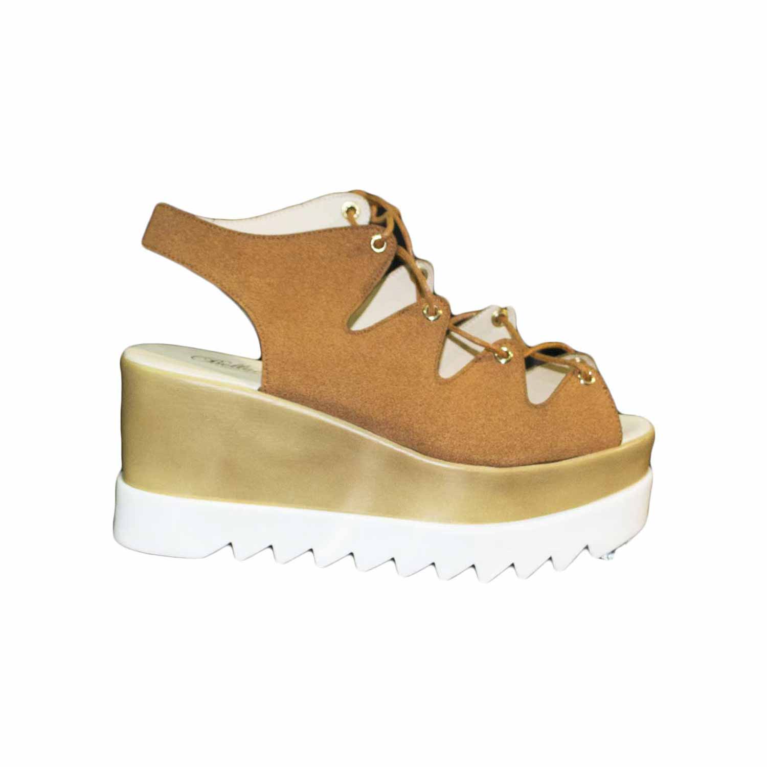 Scarpe donna zeppa fondo antiscivolo camoscio cuoio bianche donna ...
