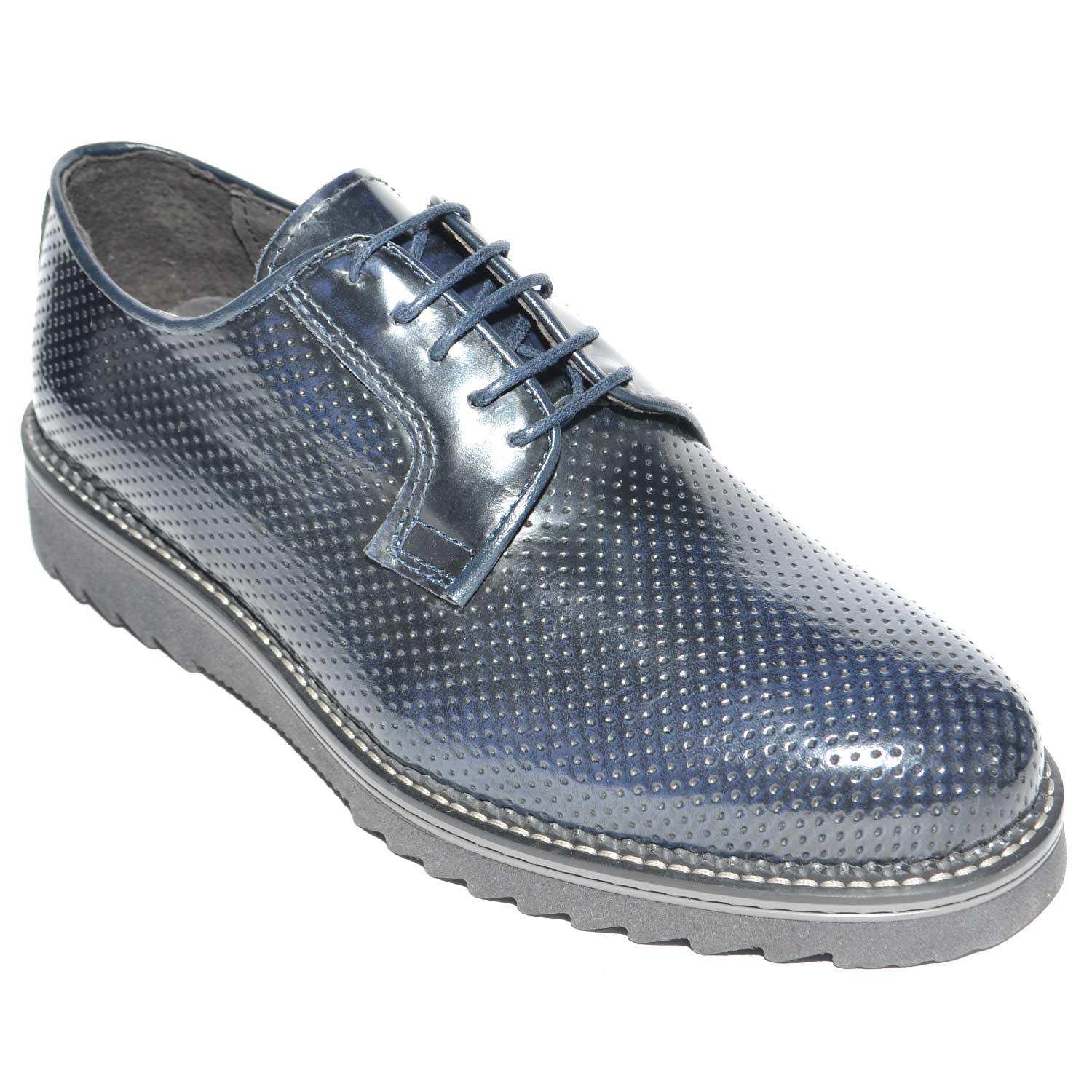 Scarpe uomo fondo gomma classico sportivo antiscivolo vera pelle ...